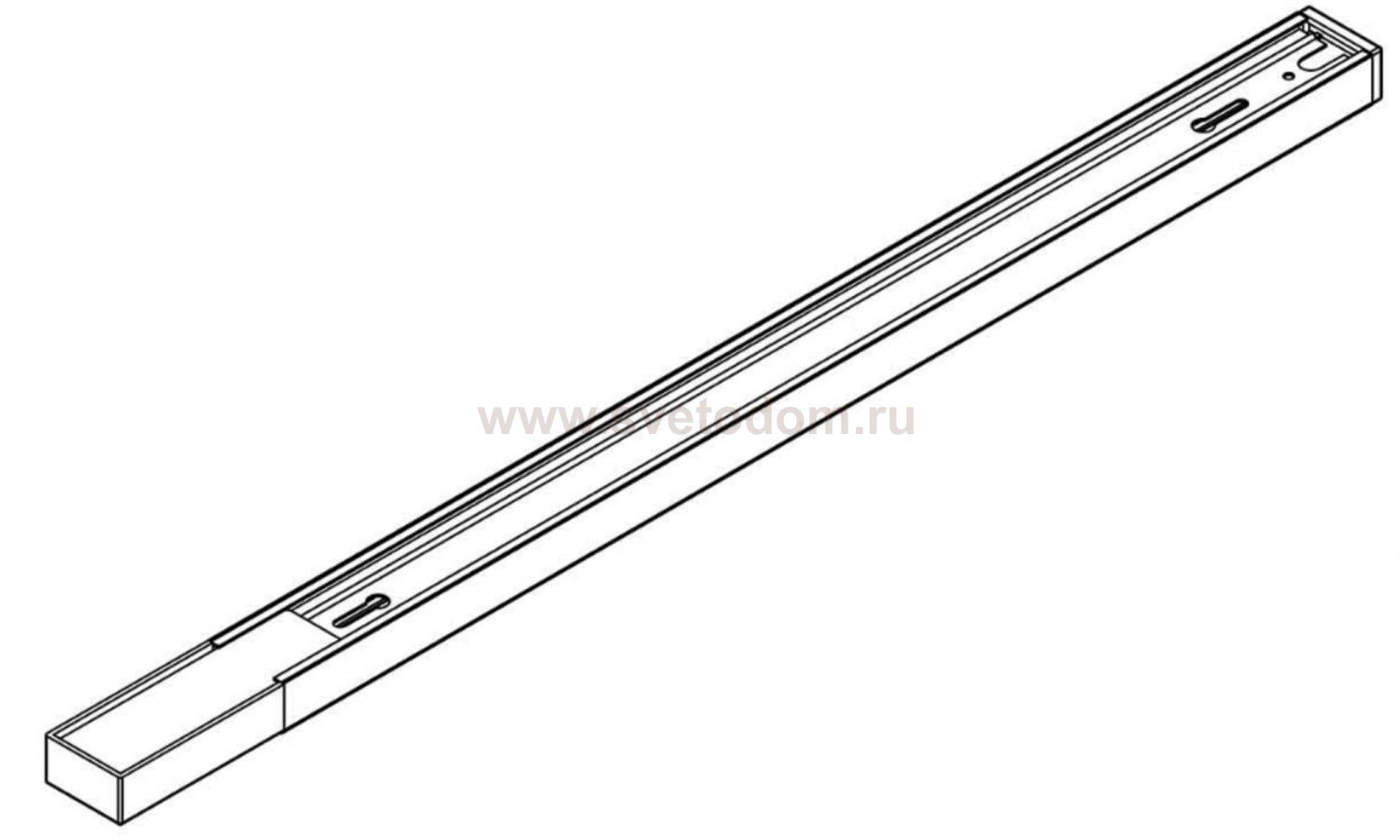 Трек черный 2м Maytoni TRX001-112B: купить в Интернет-магазине Светодом ...