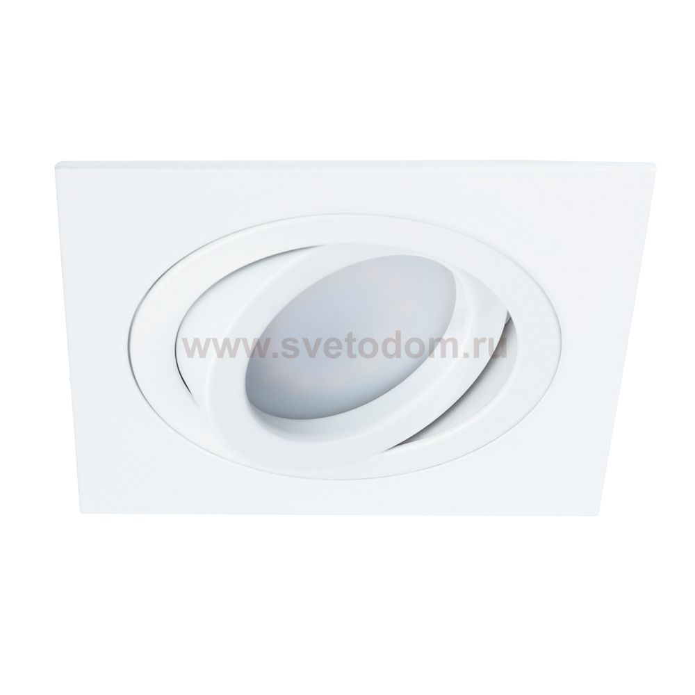 Светильник встраиваемый квадратный 1*GU10 Arte lamp A2168PL-1WH TARF ...