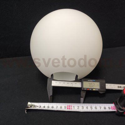 Плафон стекло шар матовый белый 200мм (68мм посадка) Arte lamp A1563SP ...